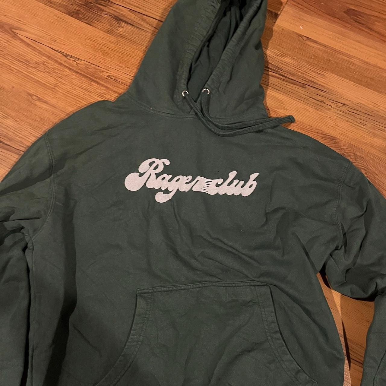 Tiktok Rager Club green hoodie size: L - Depop