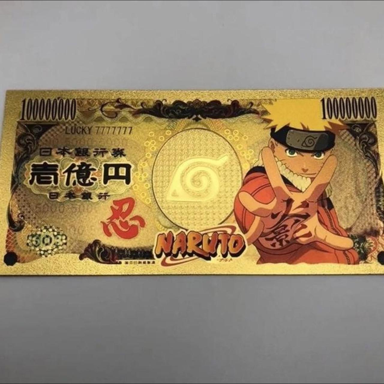 24k Gold Plated Naruto Banknote (Many other... - Depop