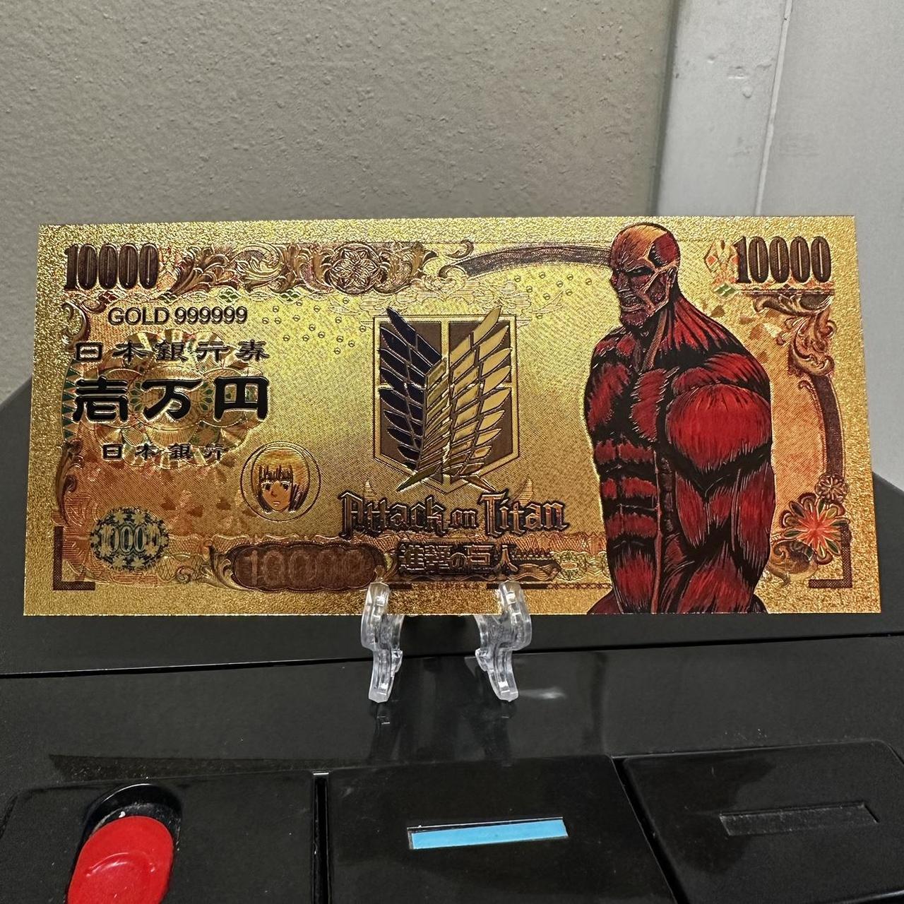 24k Gold Plated Colossal Titan (Attack On Titan)... - Depop