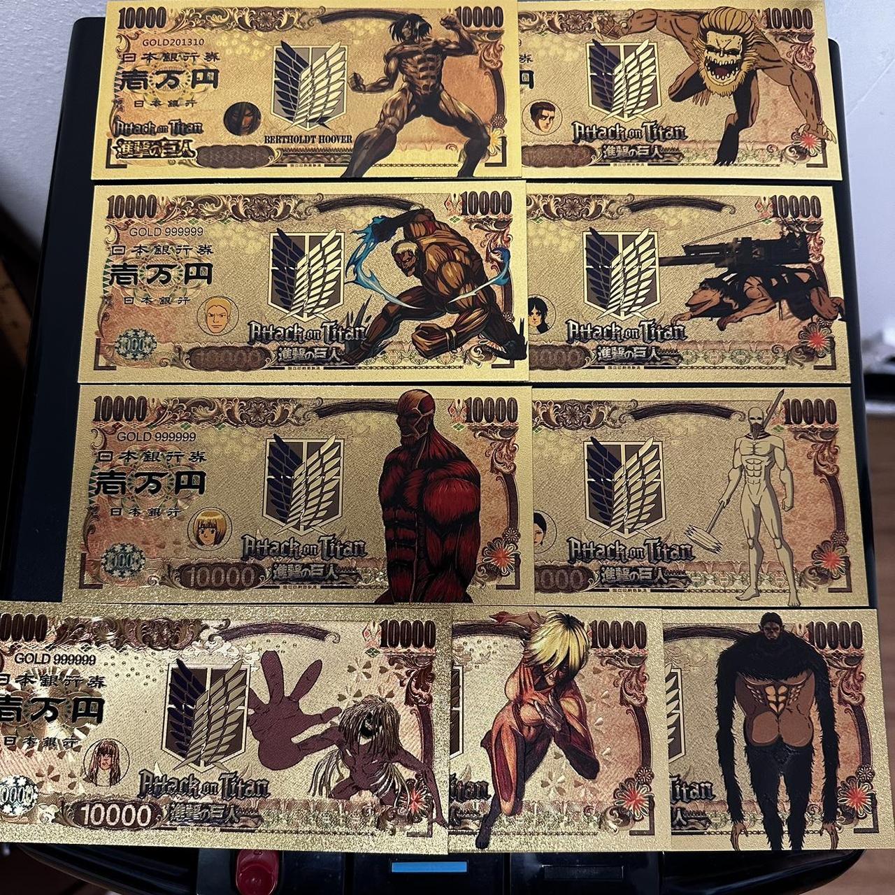 24k Gold Plated Colossal Titan (Attack On Titan)... - Depop