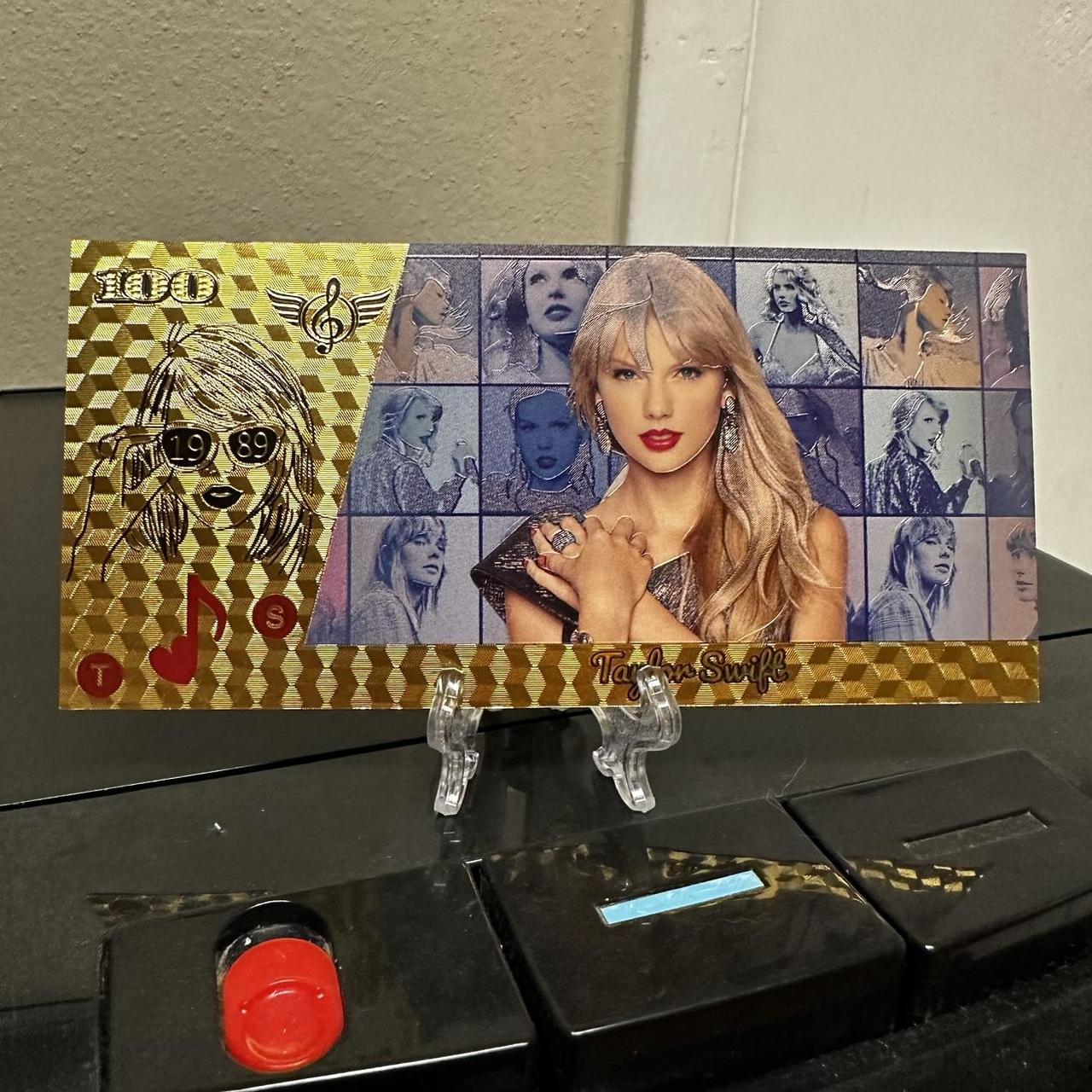 24k Gold Foil Plated Taylor Swift Banknote. (Not... - Depop
