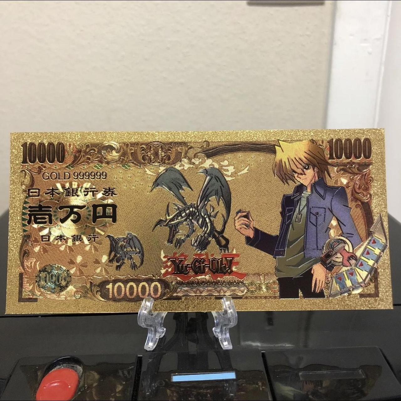 24k Gold Plated Yu-Gi-Oh (Anime) Banknote Set (Also... - Depop