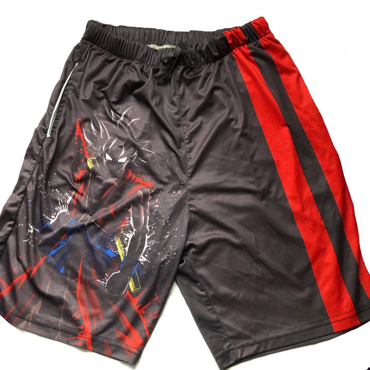 Boy’s Sporty Anime Dragon Ball Z Shorts Goku Cosplay... - Depop