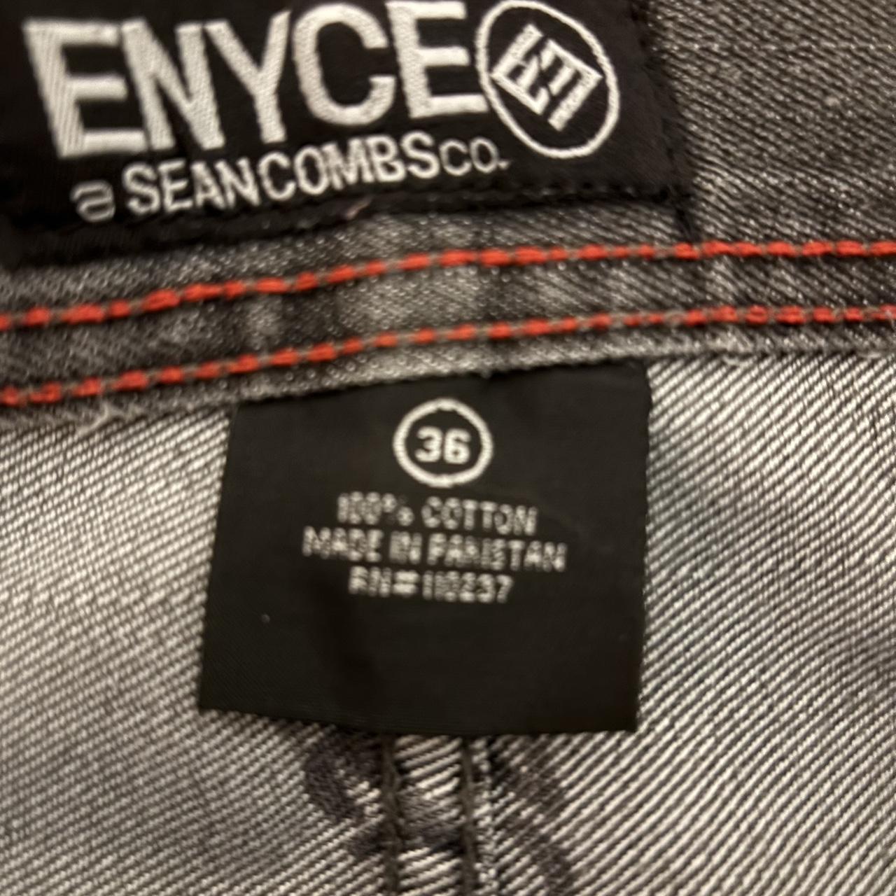 y2k enyce baggy black jeans 36x32 - really nice wash... - Depop