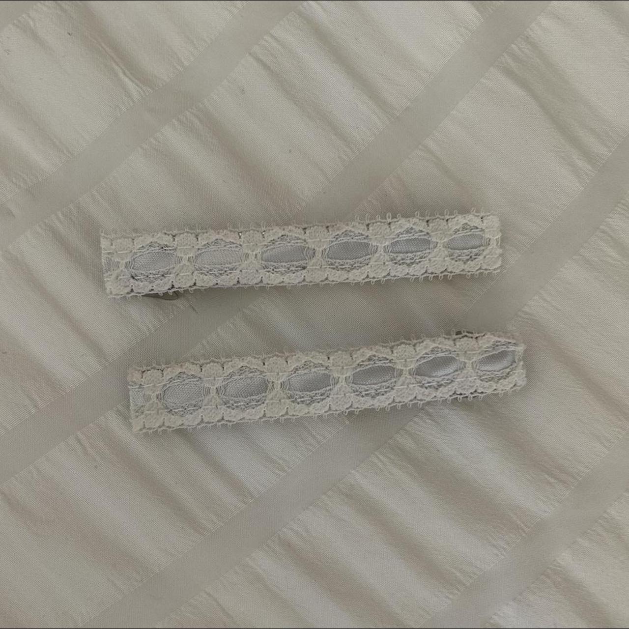 Genuine 1950s vintage ribbon hair clips #ribbon... - Depop