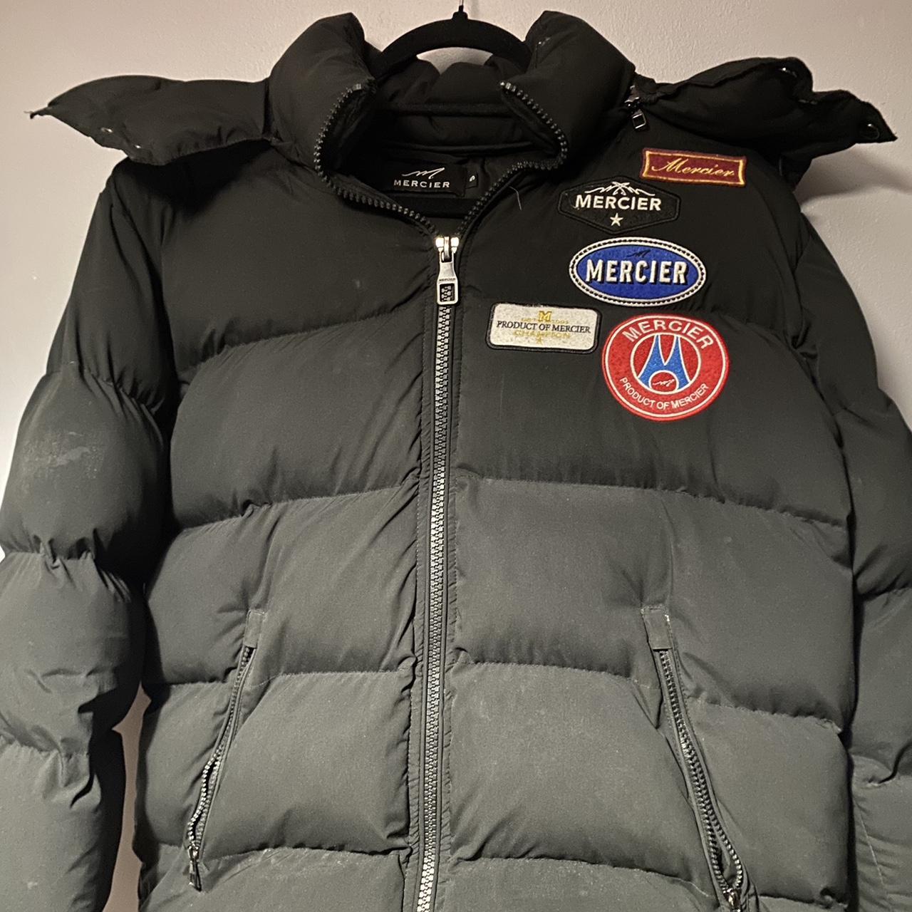 ⚫️Mercier puffa jacket (zip hood) Men size S RRP £150... - Depop