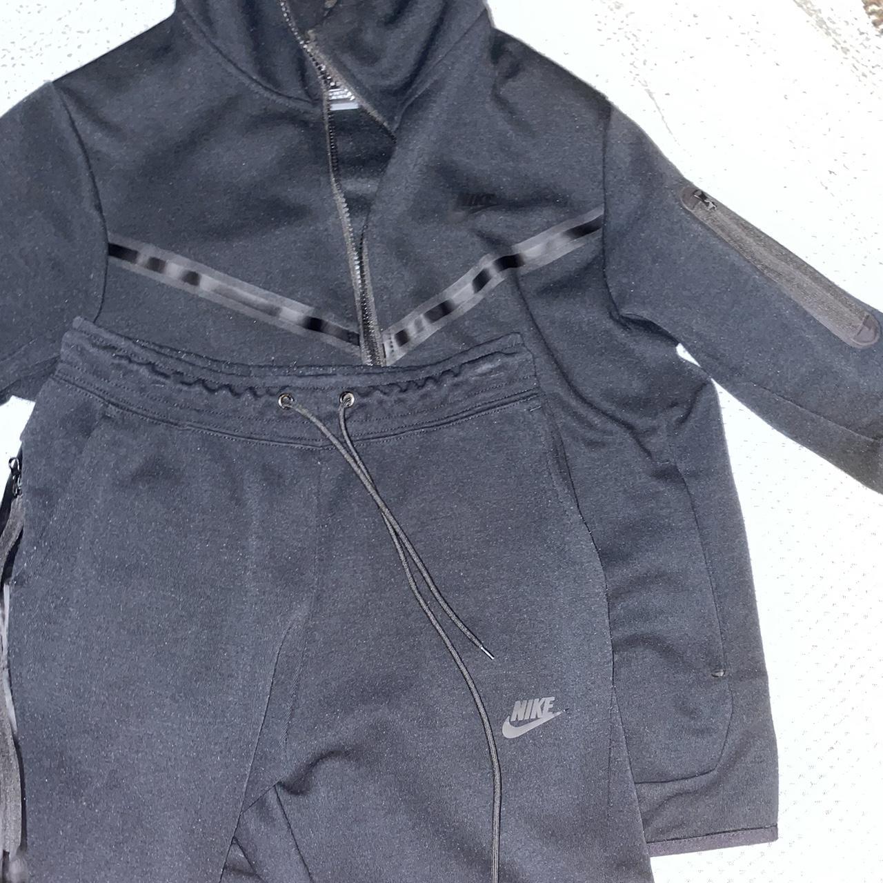 nike tech black fleece set no paypal - Depop