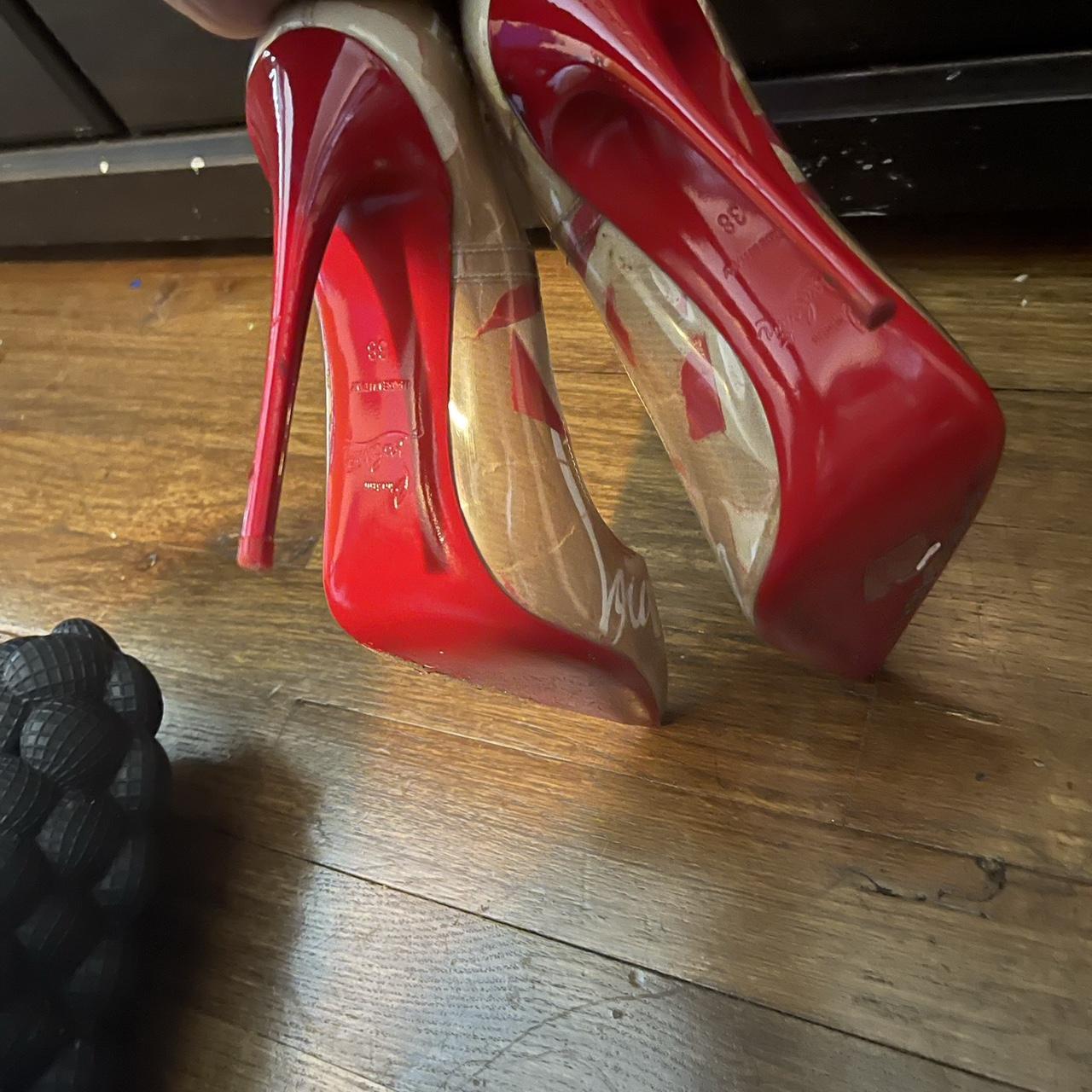 Limited addition red bottom | Depop