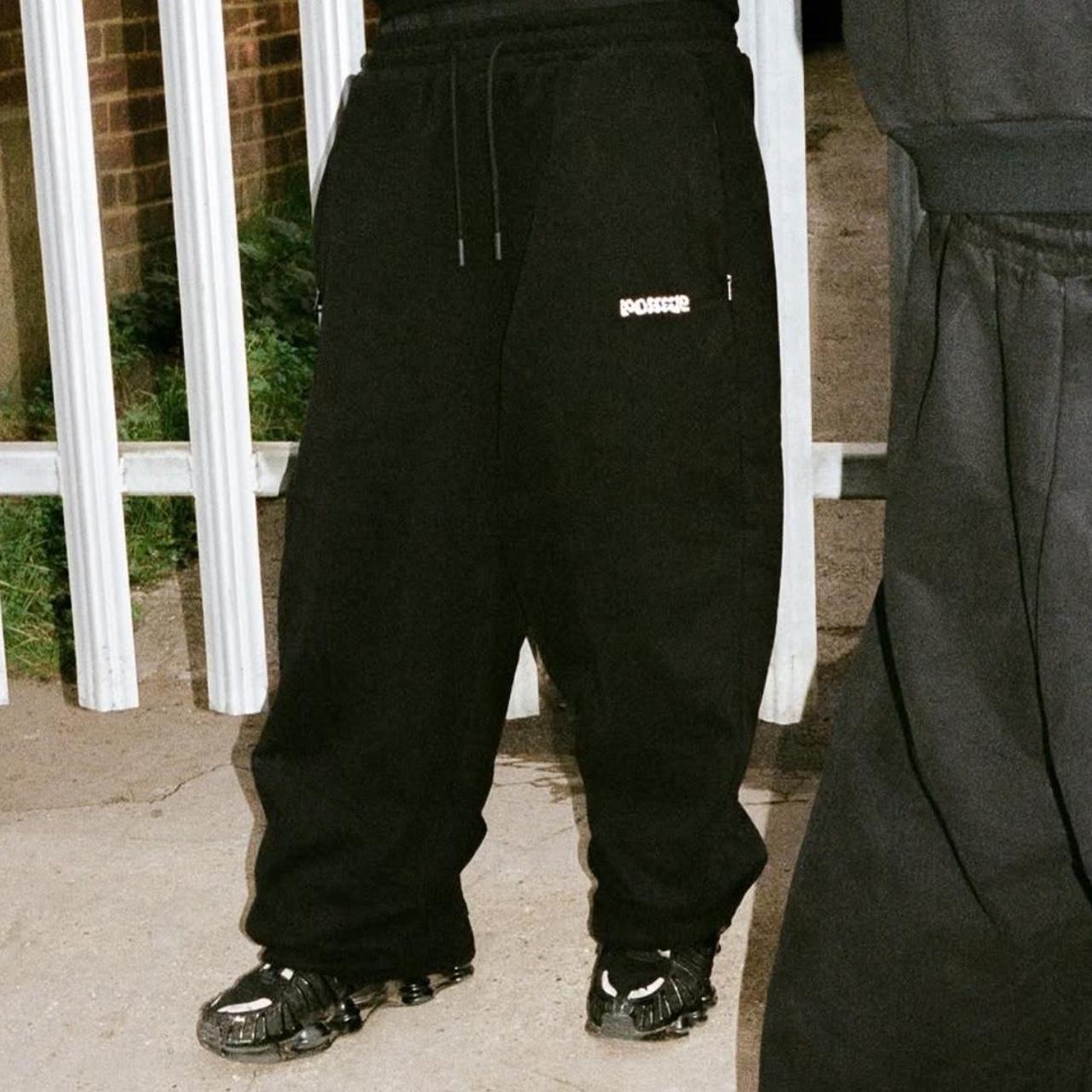 Black BFO poser Joggers Sick piece Men’s M looking... | Depop