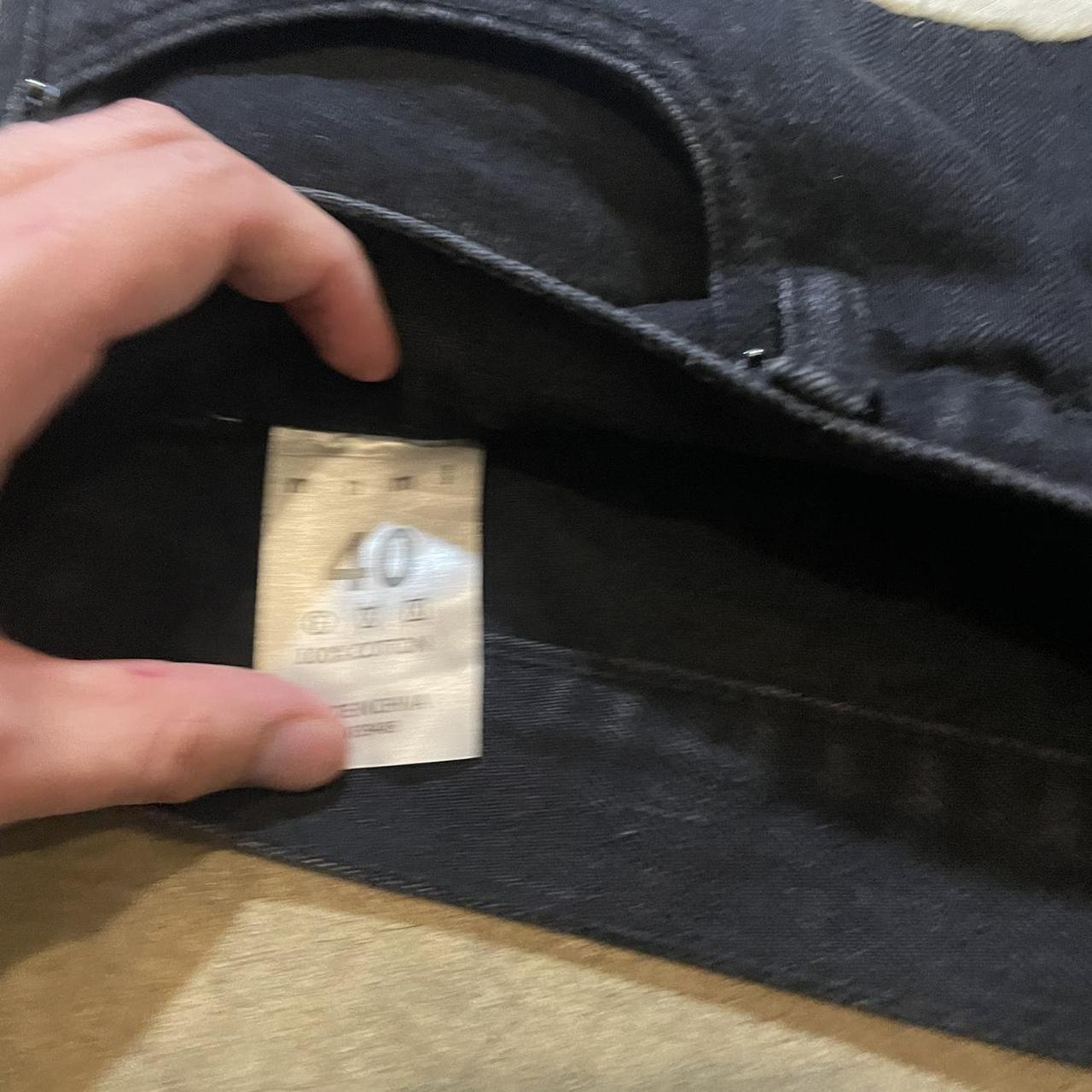 40’ MNML Y2K Skeleton Jeans no signs of wear #y2k... - Depop