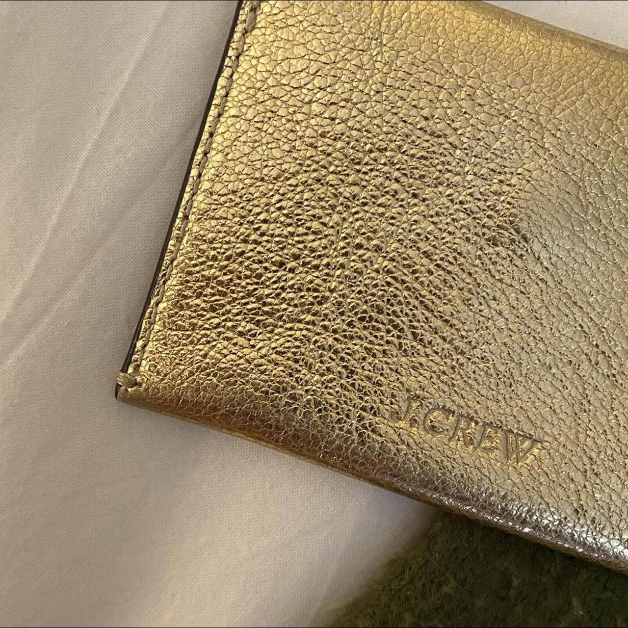 J-Crew wallet / card holder with clasp and snap... - Depop