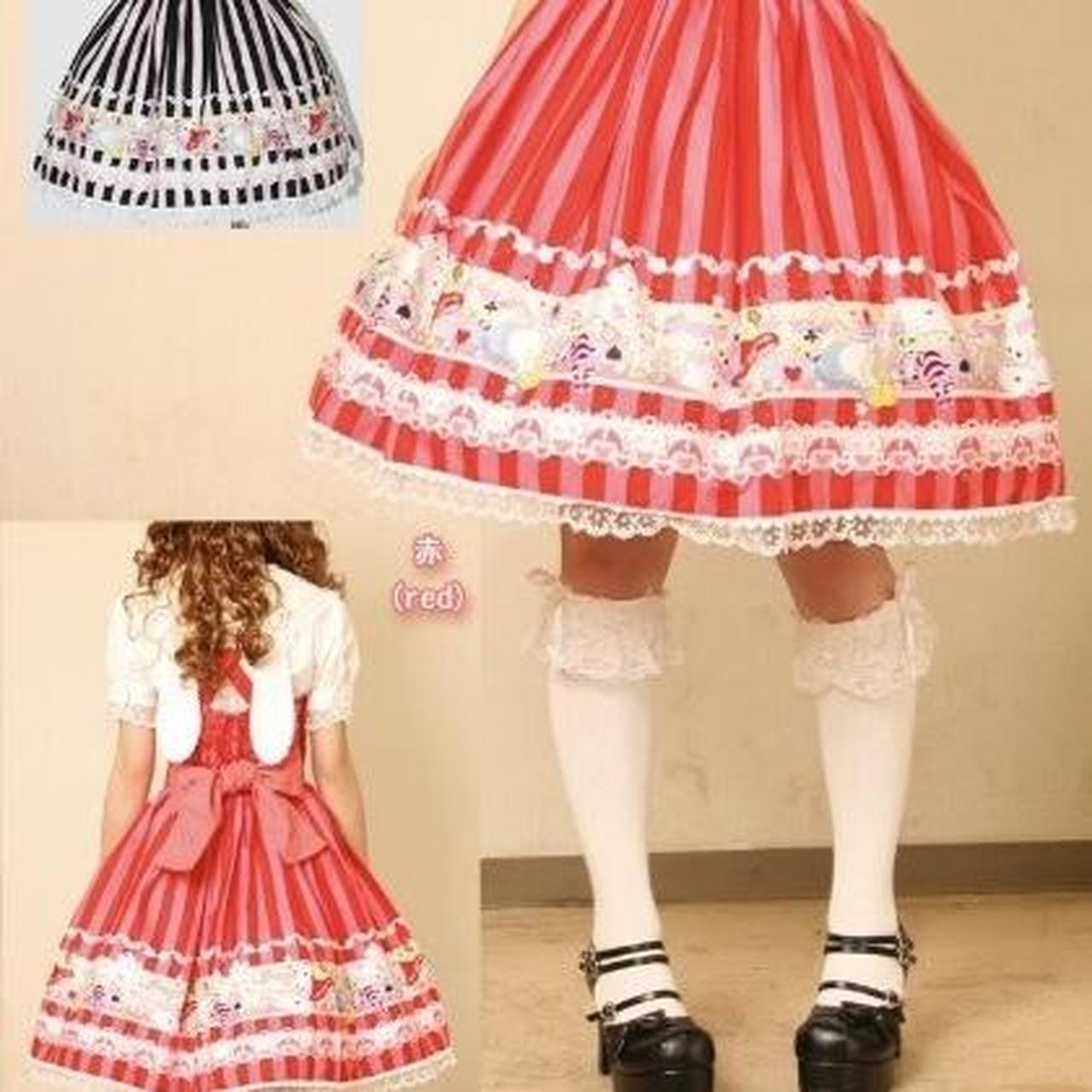 Sweet Lolita Bodyline Alice in Wonderland... - Depop