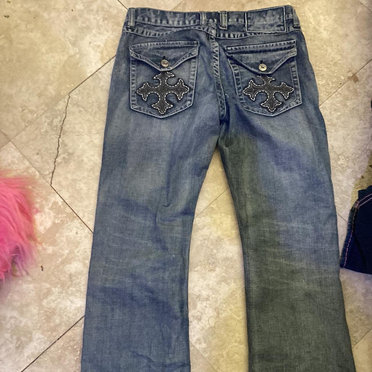 Affliction cross jeans type HELIX BOOTCUT 32... - Depop