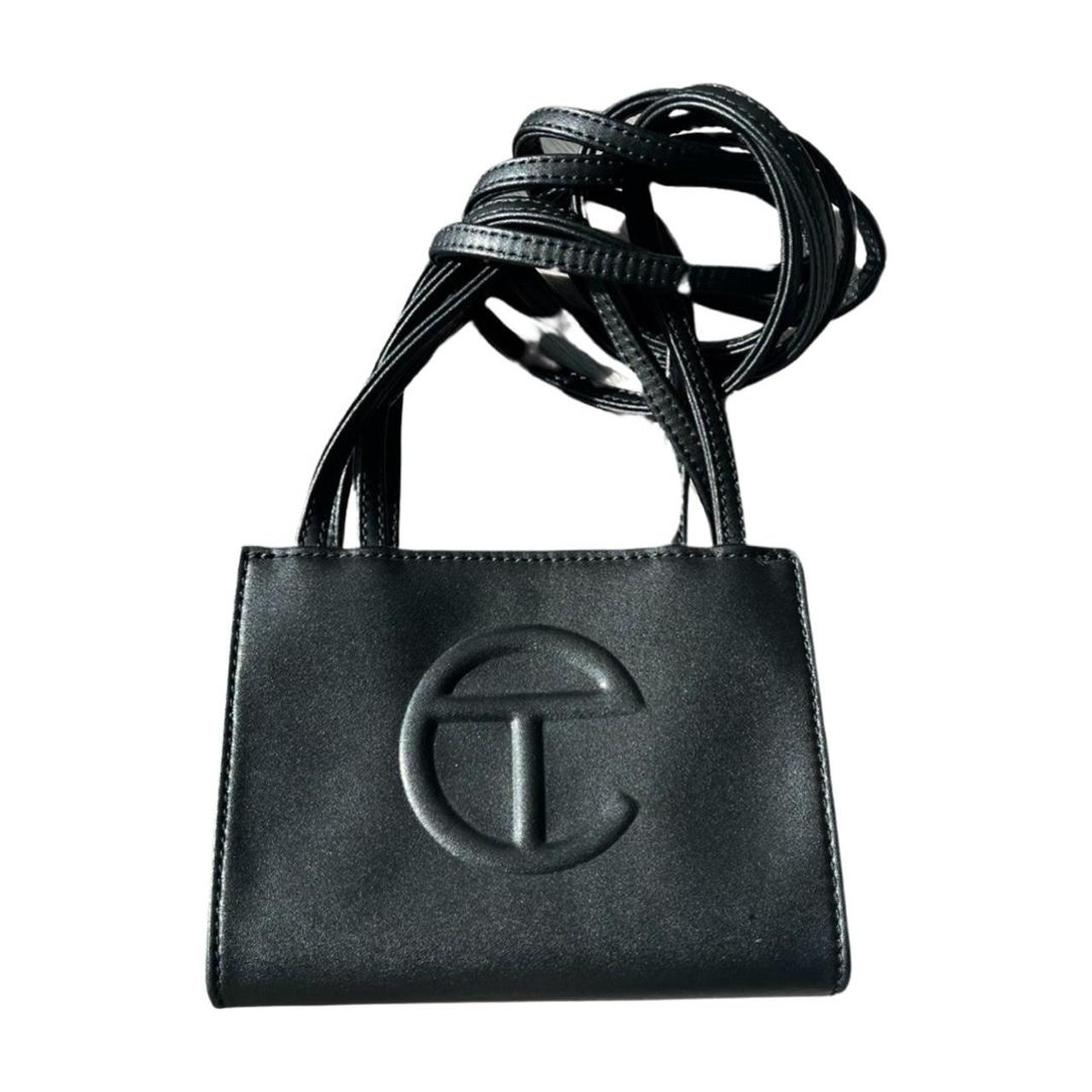 SMALL BLACK TELFAR BAG - Depop