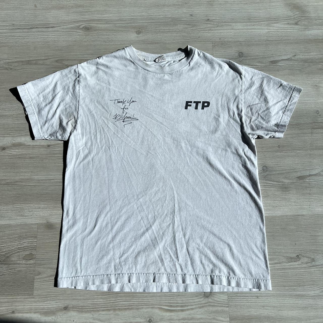 FTP tee, pretty worn but still a cool tee! L, can... - Depop