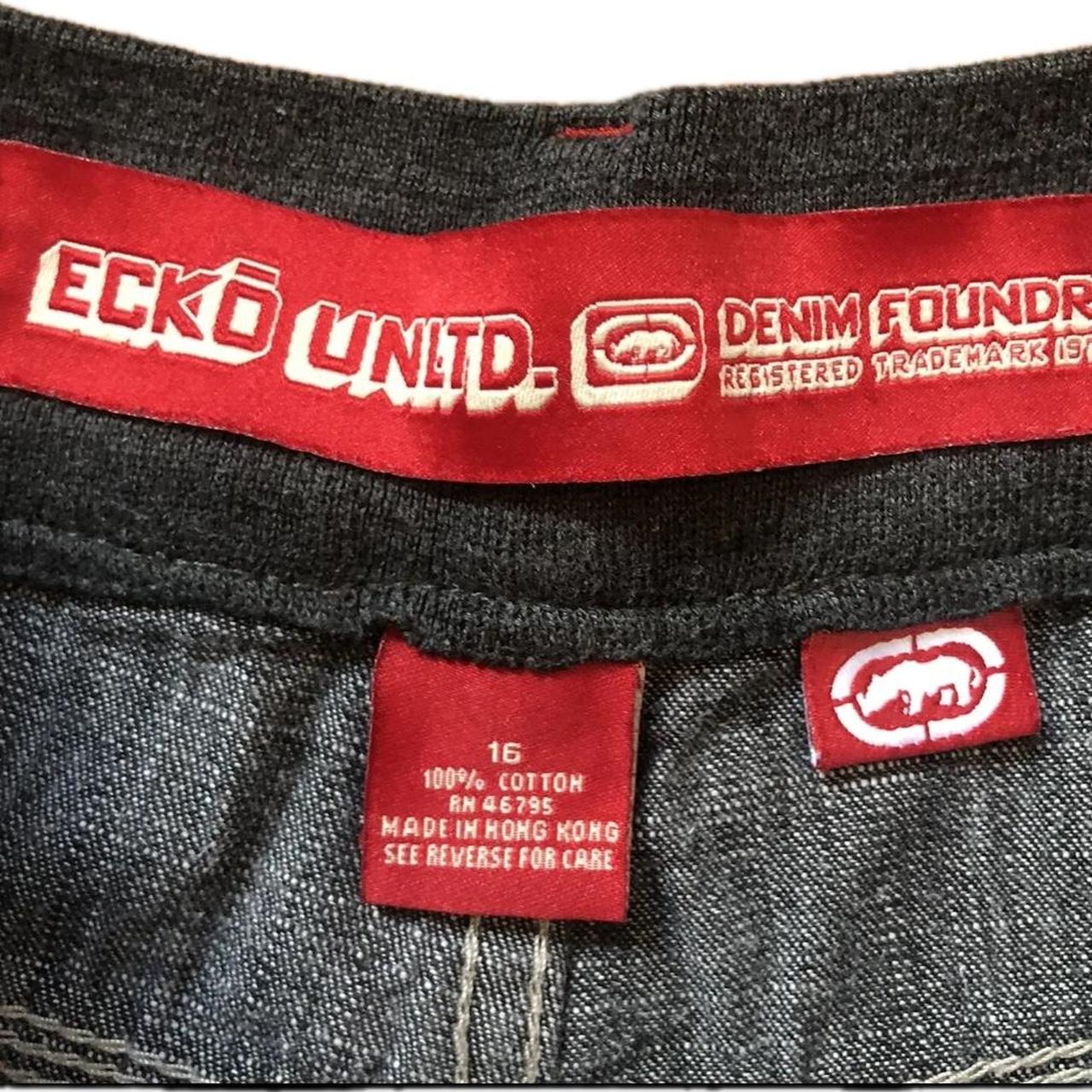 ecko unltd 1972 embroidered baggy... - Depop