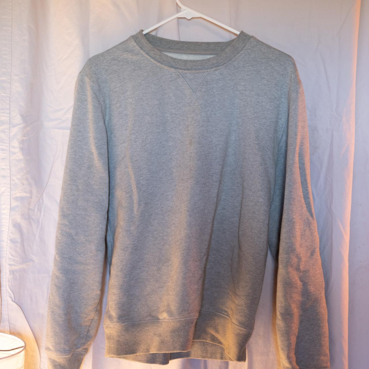 Vintage Grey Crew Neck Sweater - - - #vintage... - Depop
