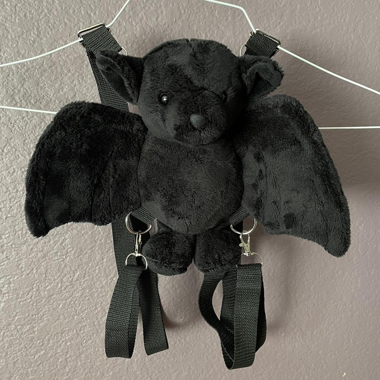 Bat Plushie Backpack No brand but it’s super soft... - Depop