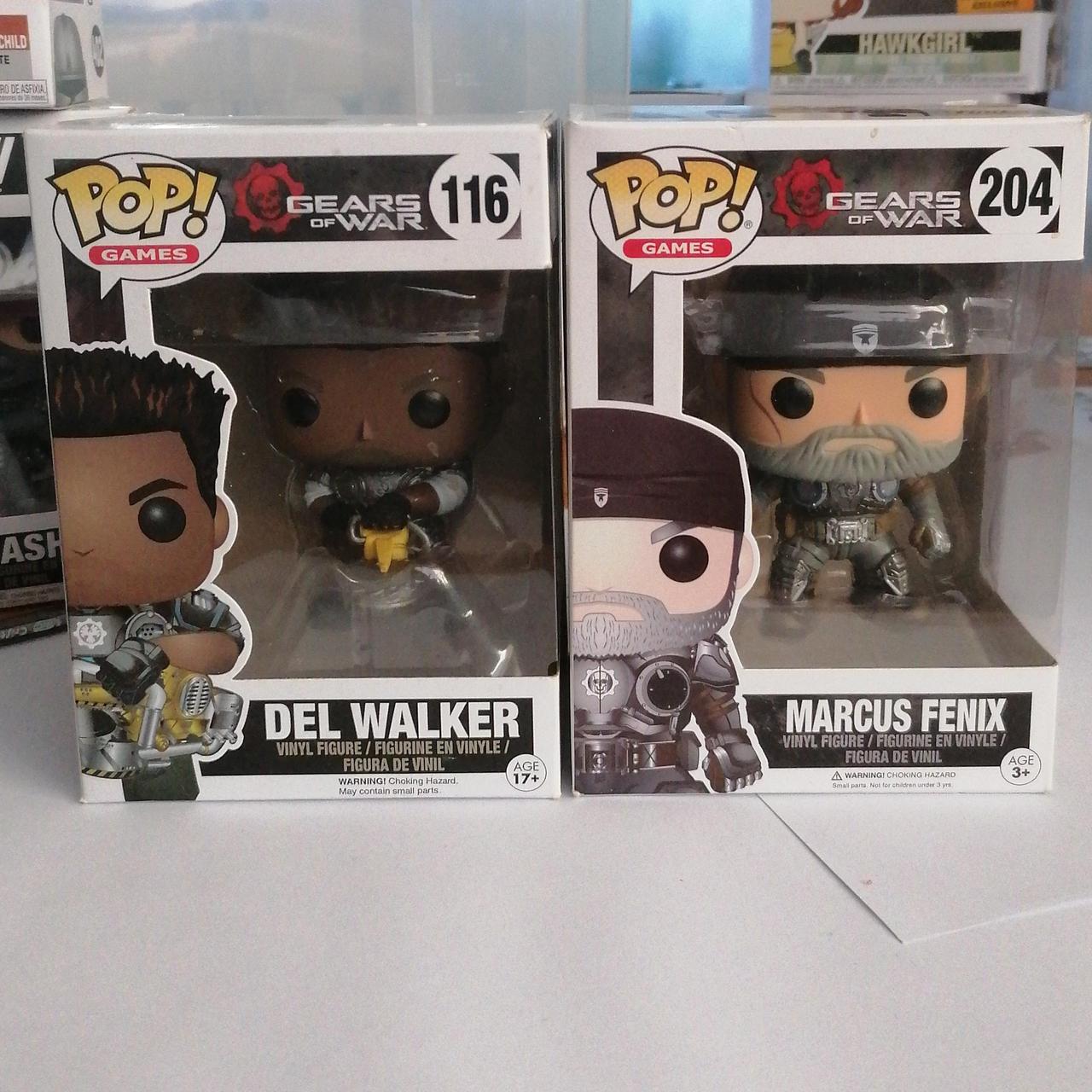 Gera of War funko pop Del walker 116 & Marcus Fenix... - Depop