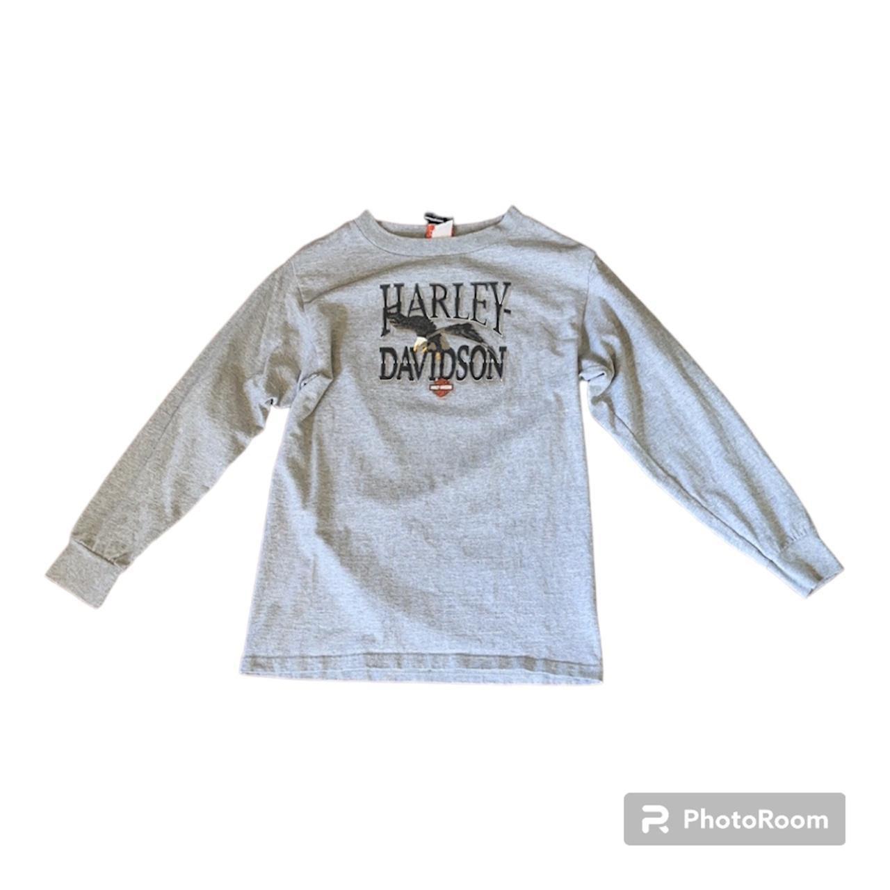 Harley Davidson long sleeve tee Size small/xs - Depop