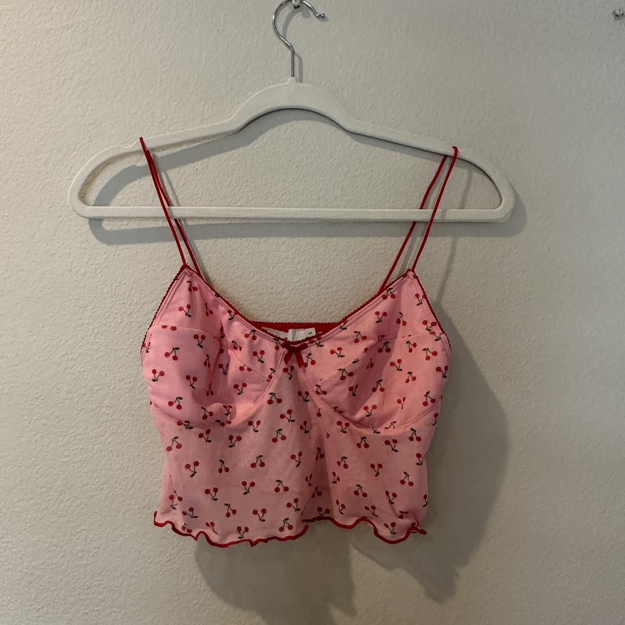 Adika Cherry Top π Soft And Stretchy Material Mesh Depop