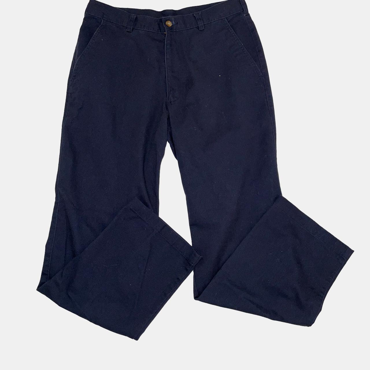 GREAT FITTING BLACK 32x32 GEORGE PANTS. 60% cotton... - Depop