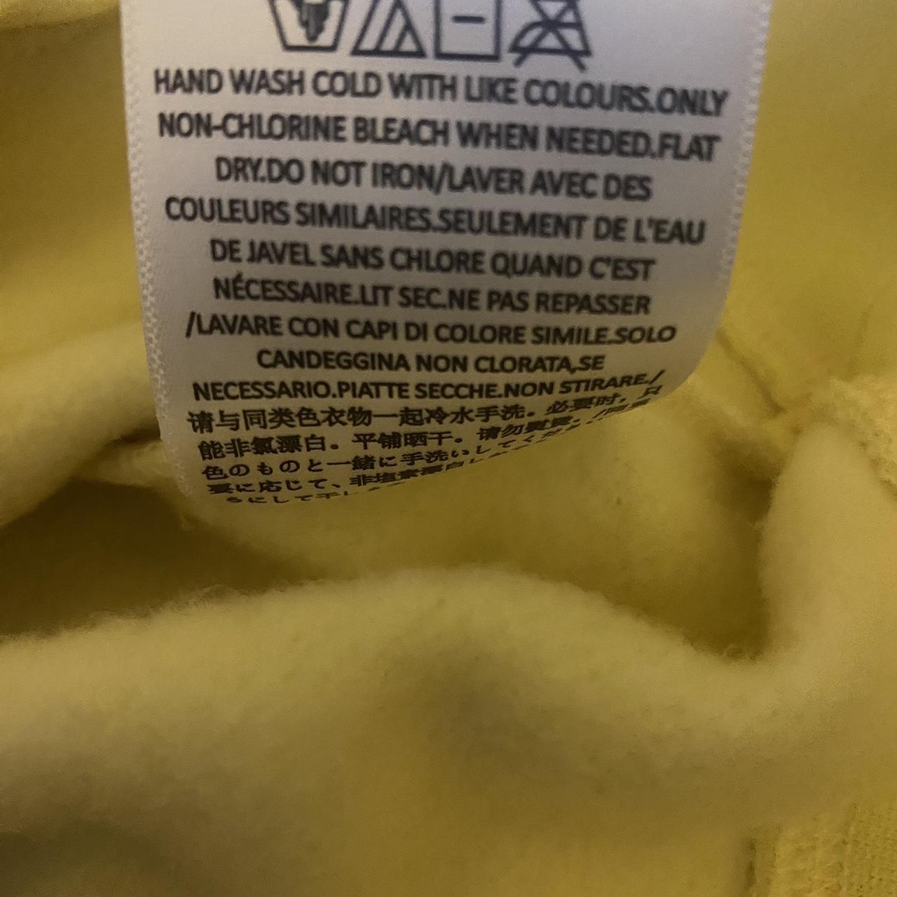 Never Worn Essentials Canary Yellow Hoodie. - Depop