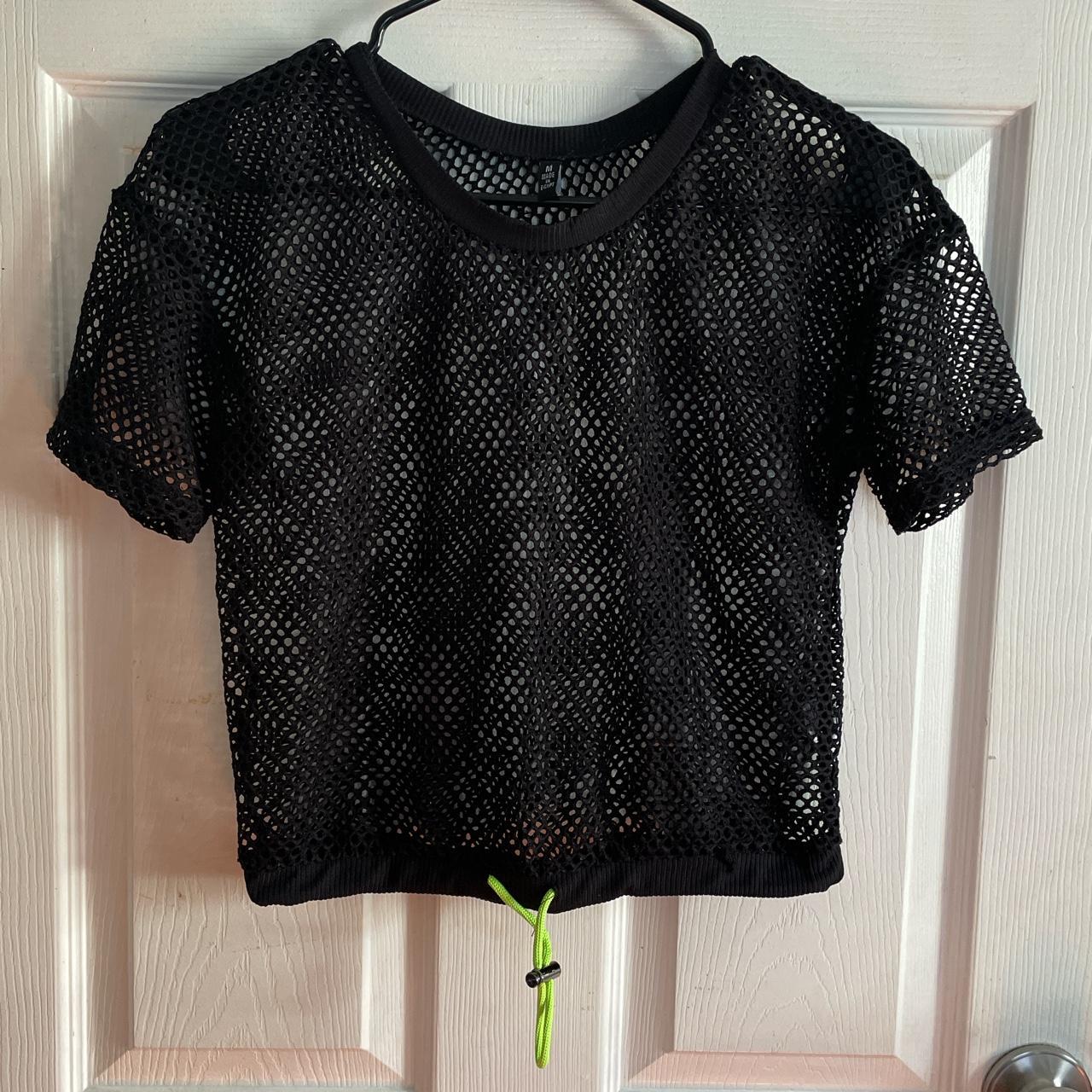 Fishnet shirt🖤 Shipping is $4.40 #fishnetshirt... - Depop