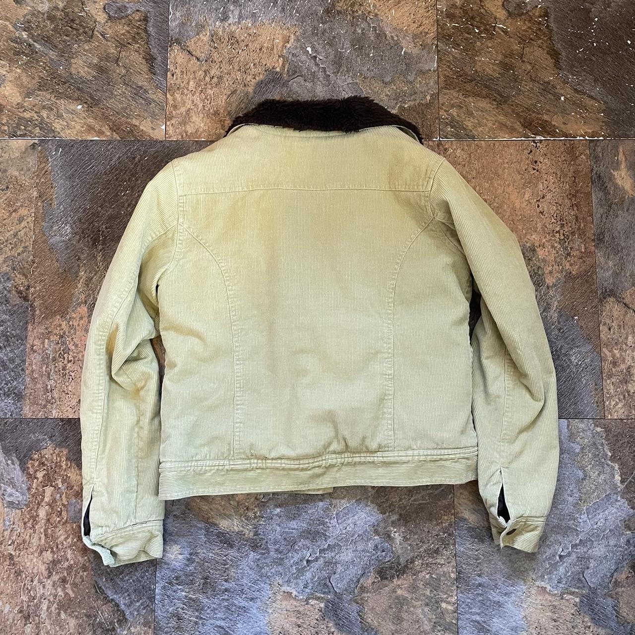 DHgear corduroy and fur coat - Depop