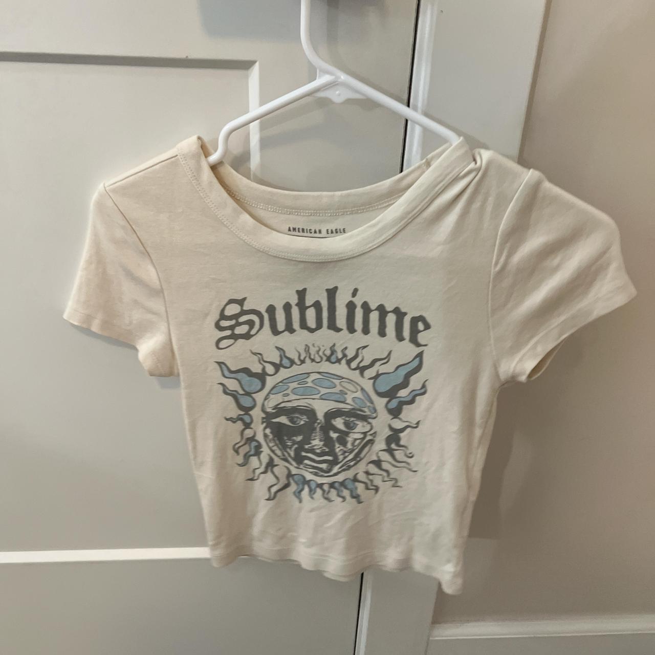 american eagle baby tee - Depop
