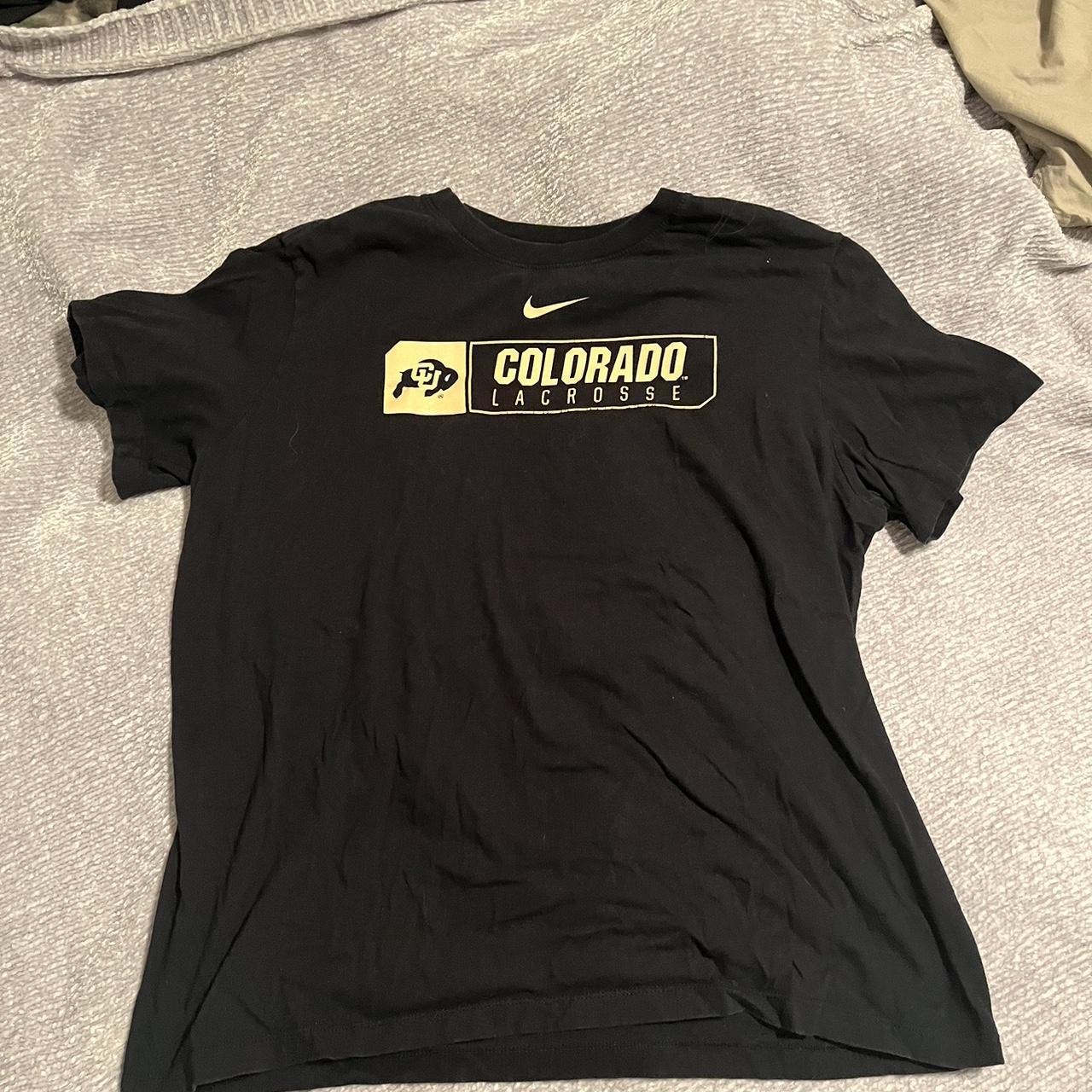 nike colorado boulder lacrosse t shirt size large - Depop