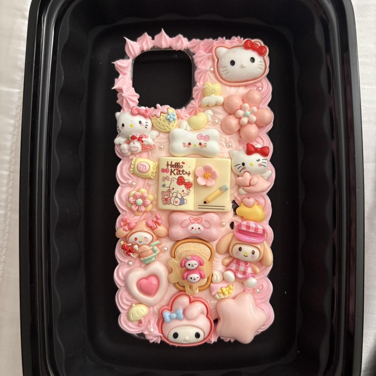 Pink Sanrio frosting junk phone case. Fits regular... | Depop
