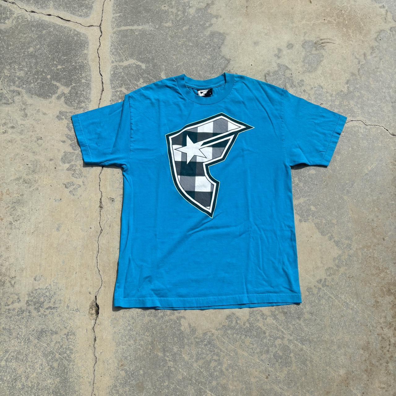 Turquoise Famous Stars and Straps Tee Size : L - Depop