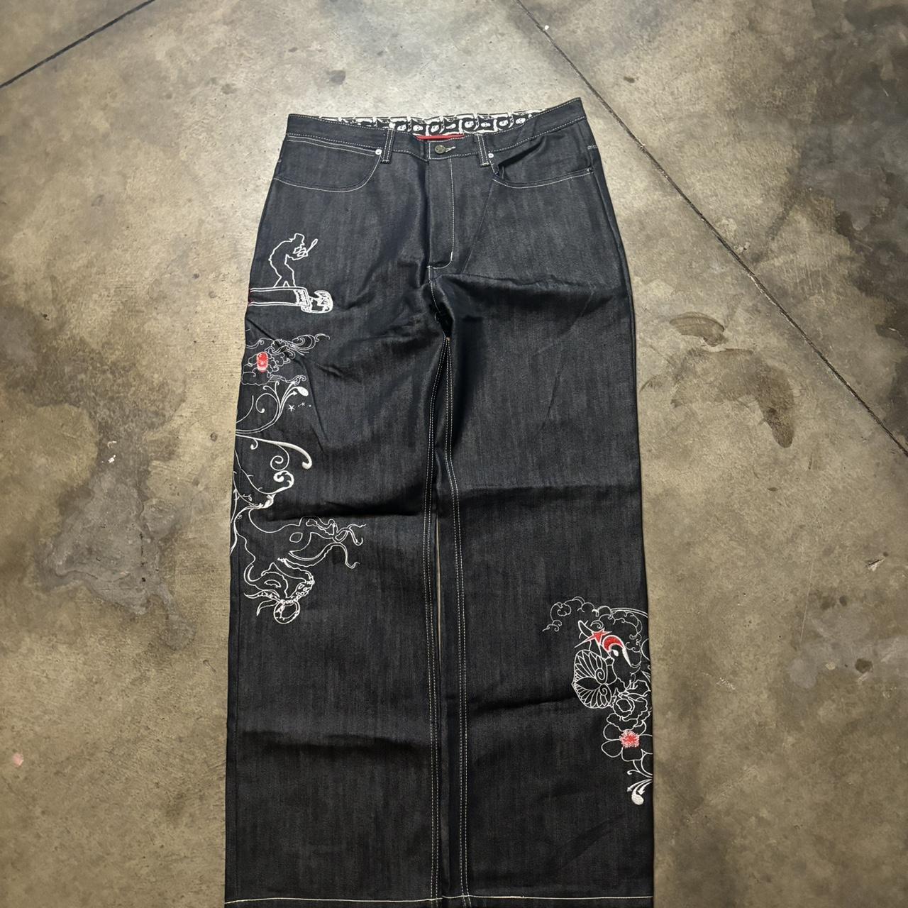 Embroidered Artful Dodger Jeans No Flaws Waist:... - Depop