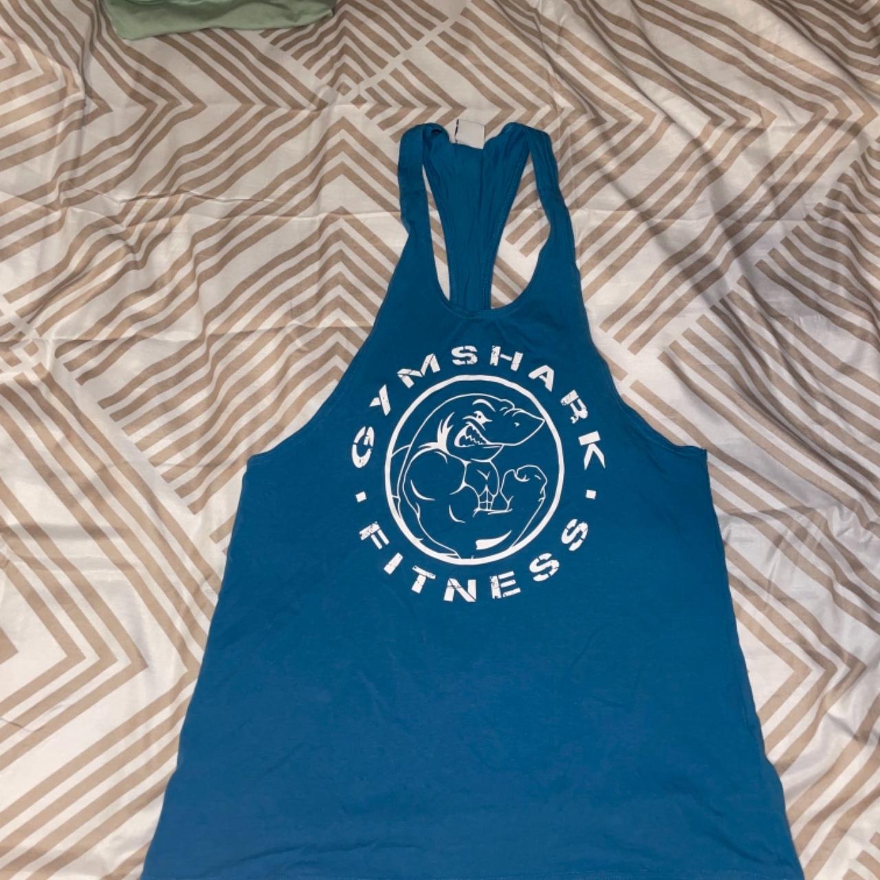 Gymshark stringer vest Worn twice on holiday Size xl - Depop