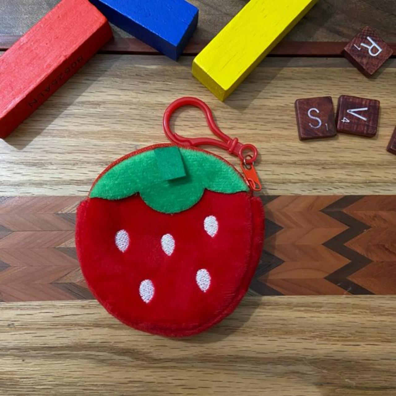 Strawberry - Coin Purse Bag - Coin Purse Bag - Depop
