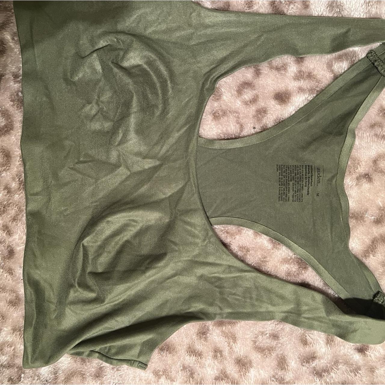 Target auden green sports bra green medium No flaws - Depop