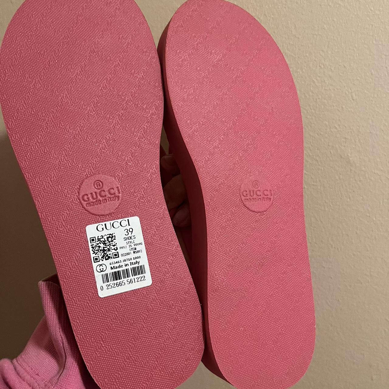 **New in** Pink GG flip flops Super cute for... - Depop