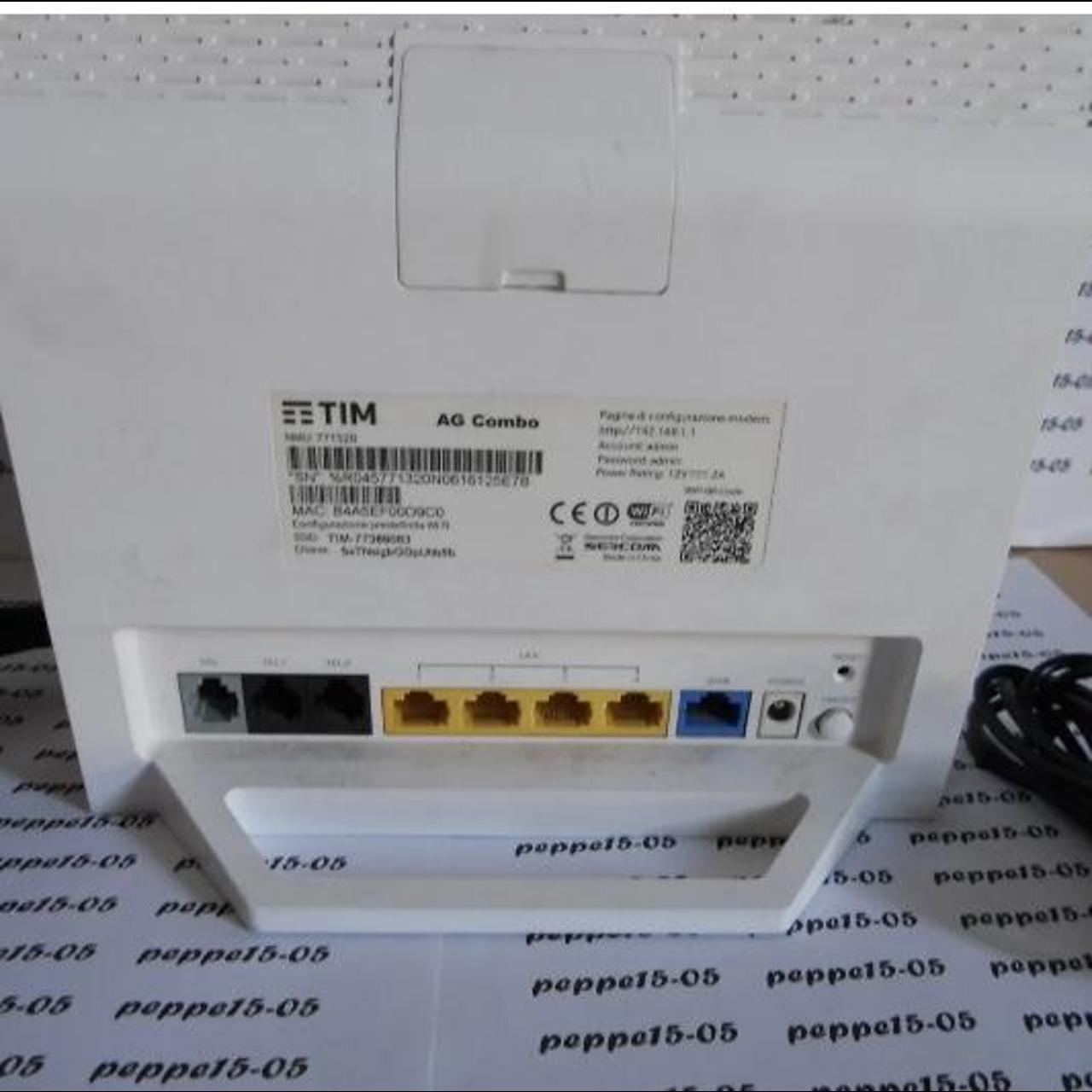 Smart Modem Router TIM Wi-Fi per FIBRA SERCOM Mos.... - Depop