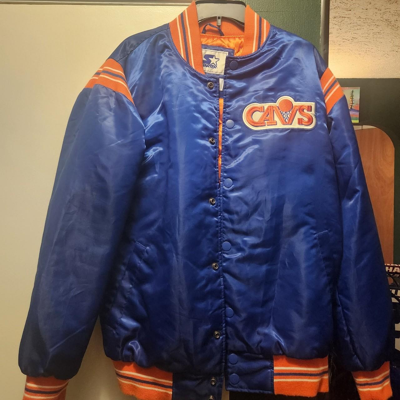 Like new Cavs starter jacket from 2016 Worn 2 times - Depop
