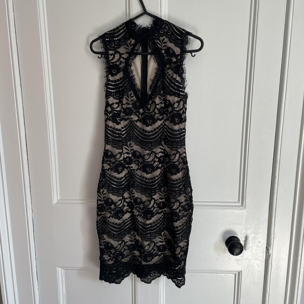 Boohoo keyhole body con dress- a few years old,... - Depop