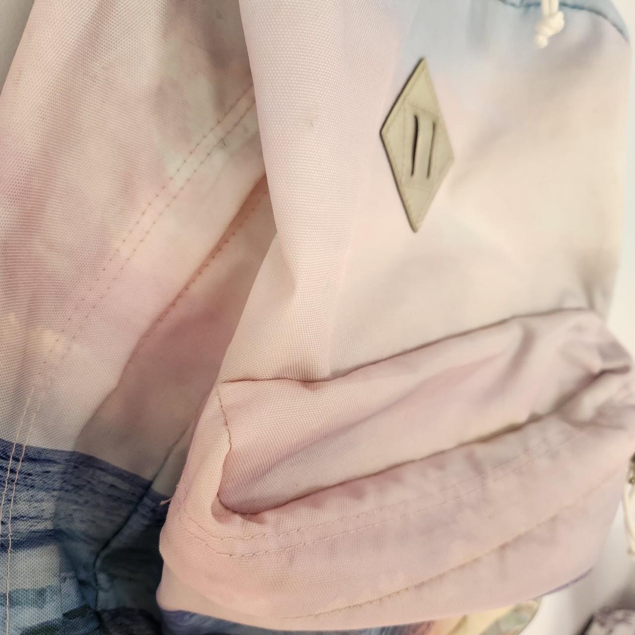 Jansport Beach Sunset Holographic Backpack Used but... - Depop