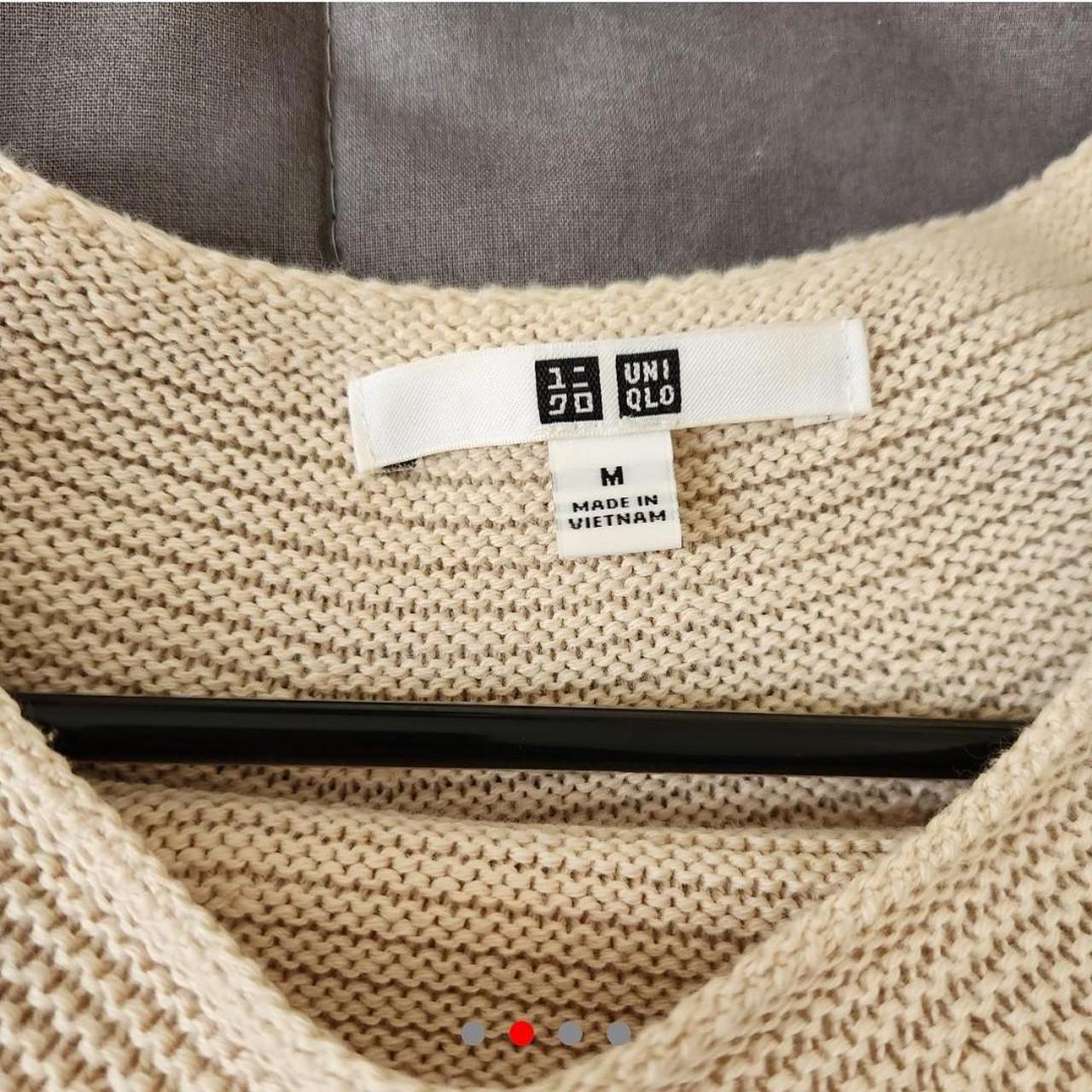 Uniqlo 100% Cotton Loose Fit Sweater Worn a few... - Depop