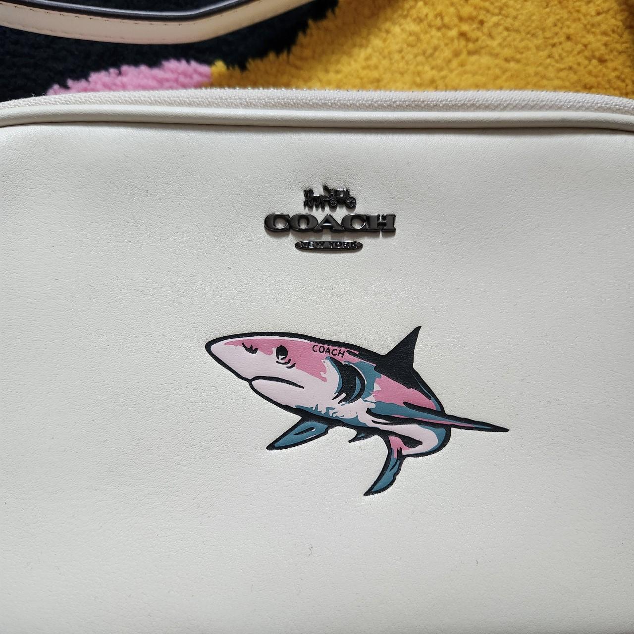 Coach Shark Crossbody Bag Only used once, still in... - Depop