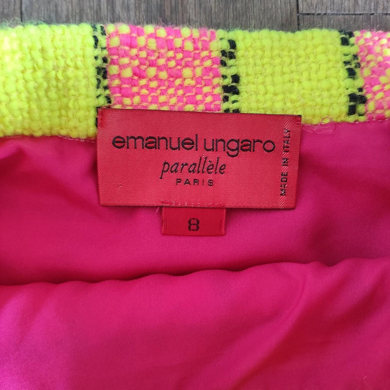 Emanuel Ungaro size 8 stunning mini tweed skirt in... - Depop