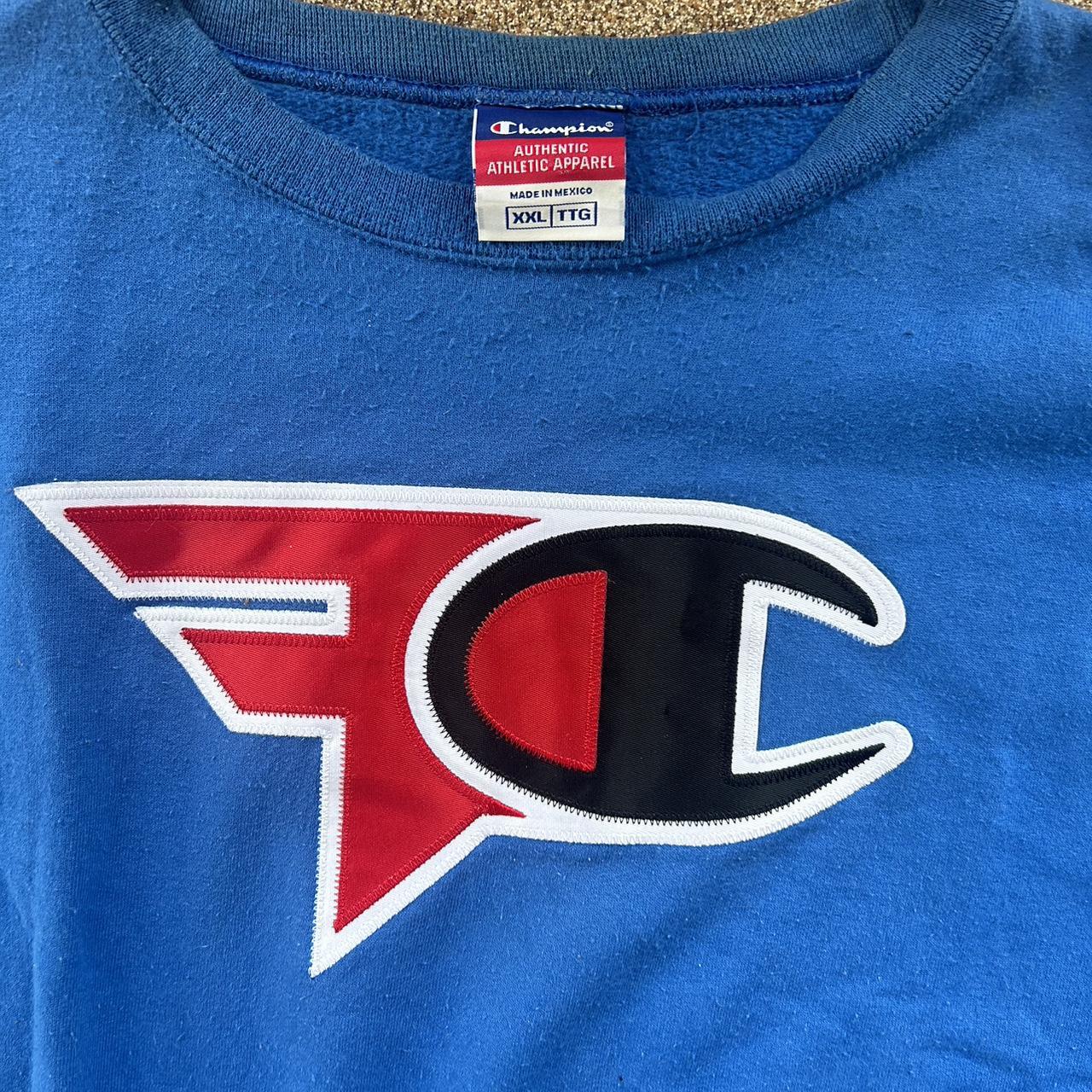Faze Clan X Champion sweater - Depop