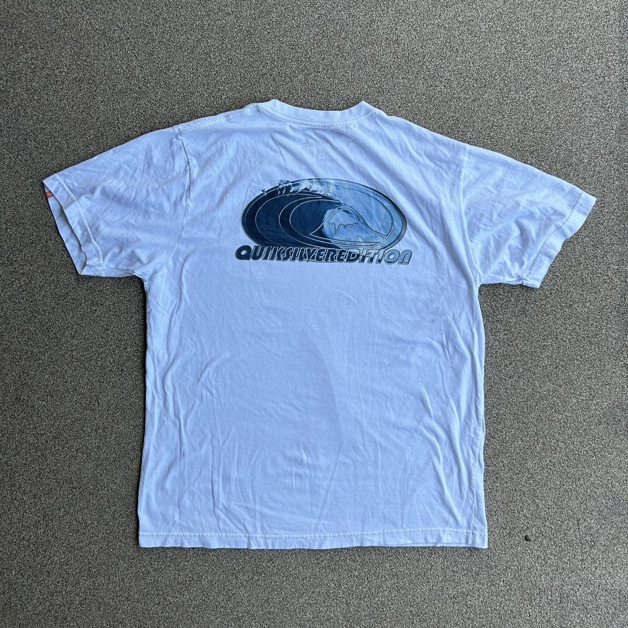 Quicksilver Edition Tee Super minimalist with fire... - Depop