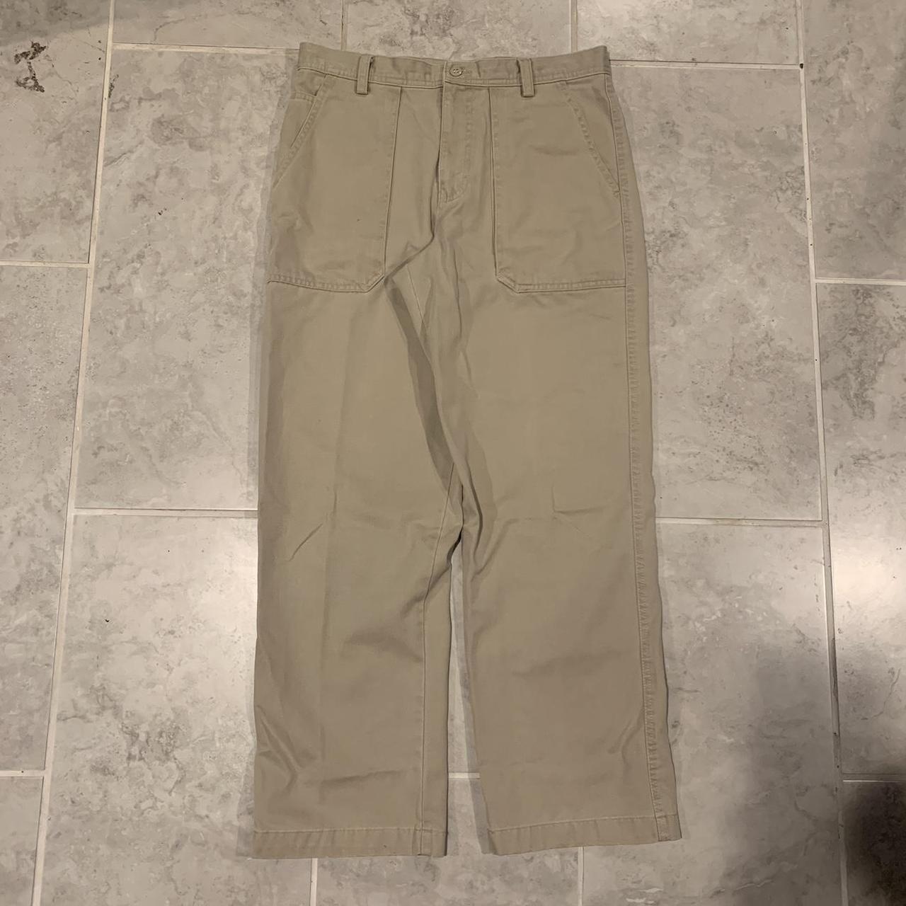 Vintage 90s Dockers classic straight fit khaki work... - Depop