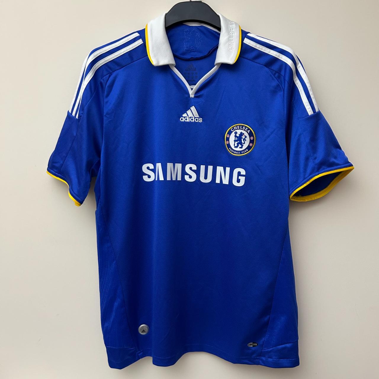 Chelsea FC 2008/09 home football shirt Drogba 11... | Depop