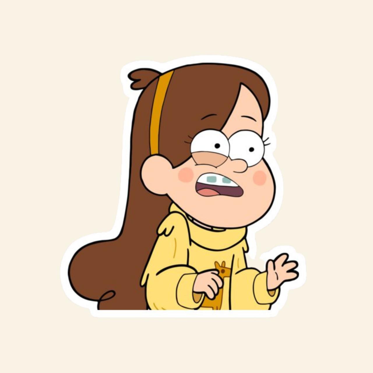 Gravity Falls Sticker - Mabel Pines CUSTOM... - Depop